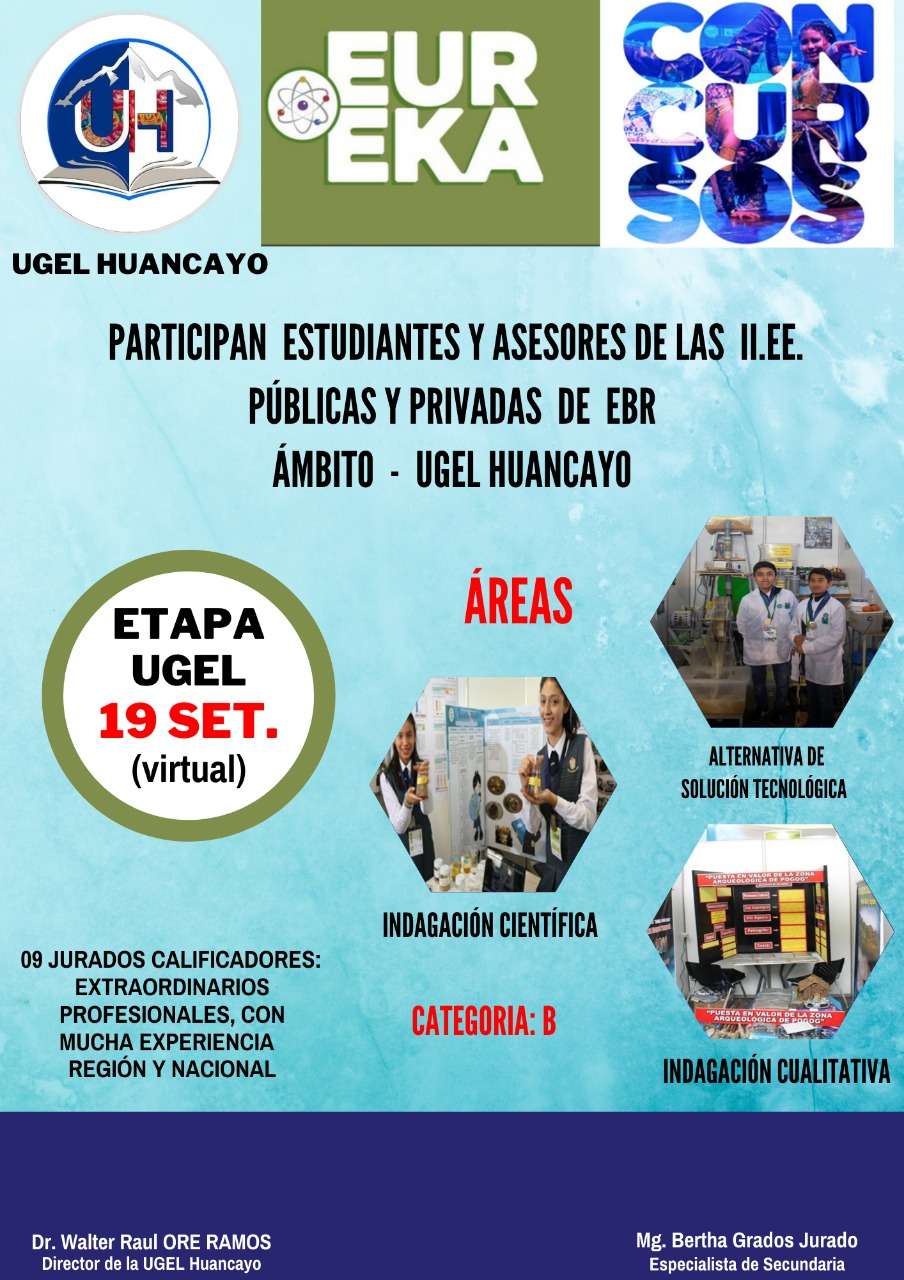 XXXII FERIA ESCOLAR NACIONAL DE CIENCIA Y TECNOLOGÍA - EUREKA 2022 ...